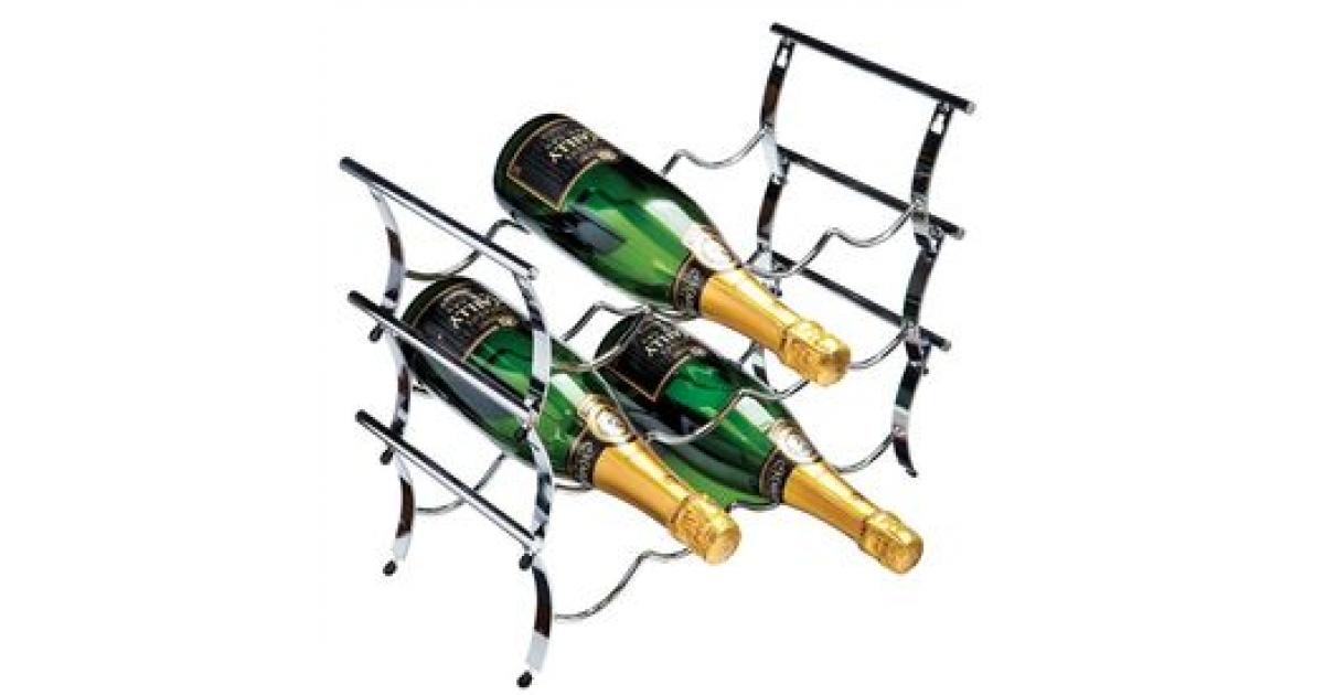 Buy 12 Bottle Chrome Winestak | Cranville Wine Rack